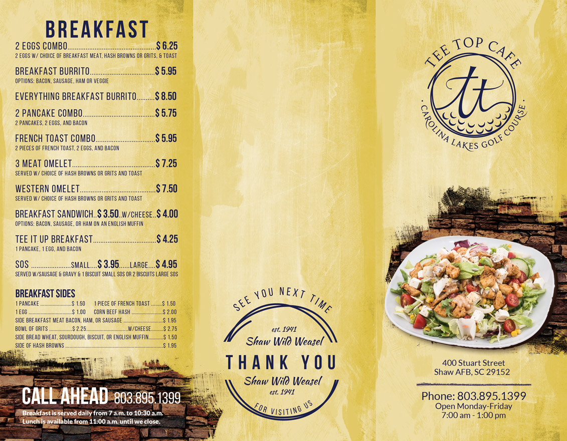 20TH FSS - Tee Top Café