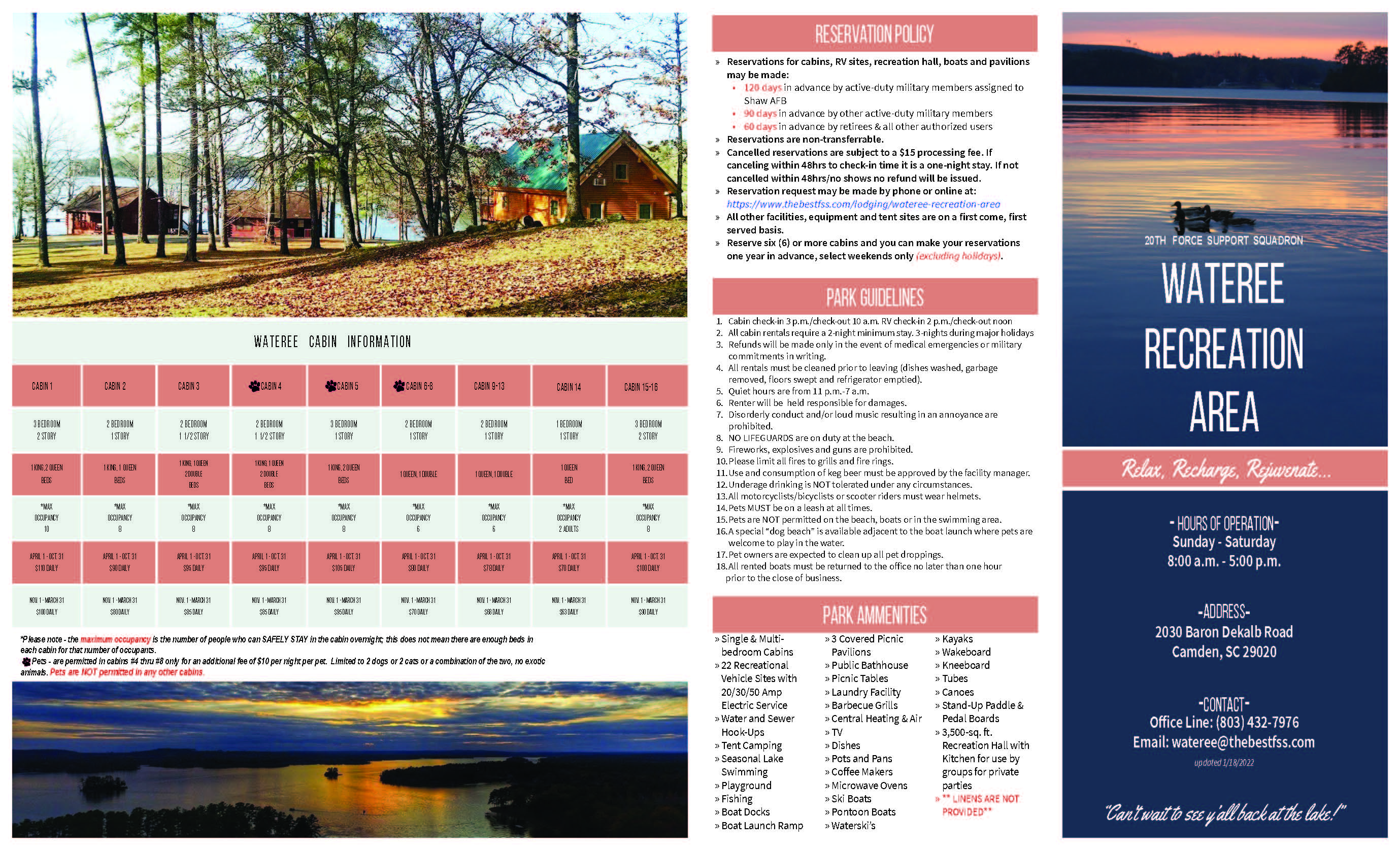 20TH FSS - Wateree Recreation Area